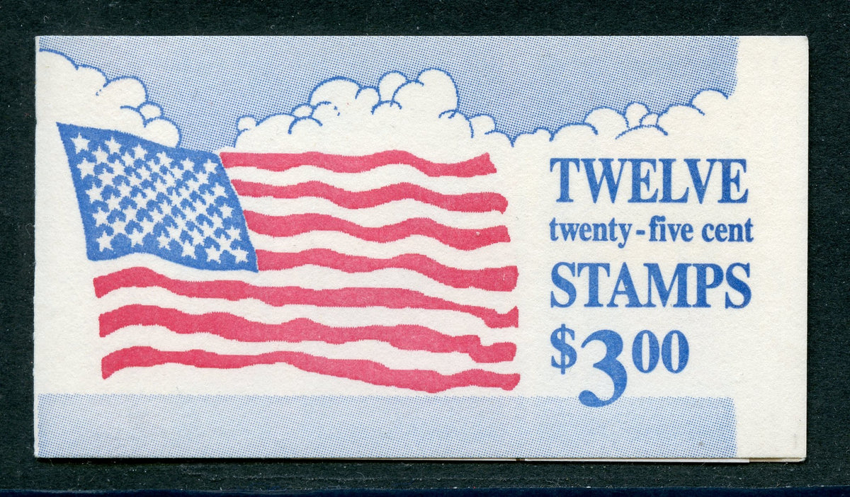 US BK161 Unexploded Booklet Flag – ABRO Stamps & Coins