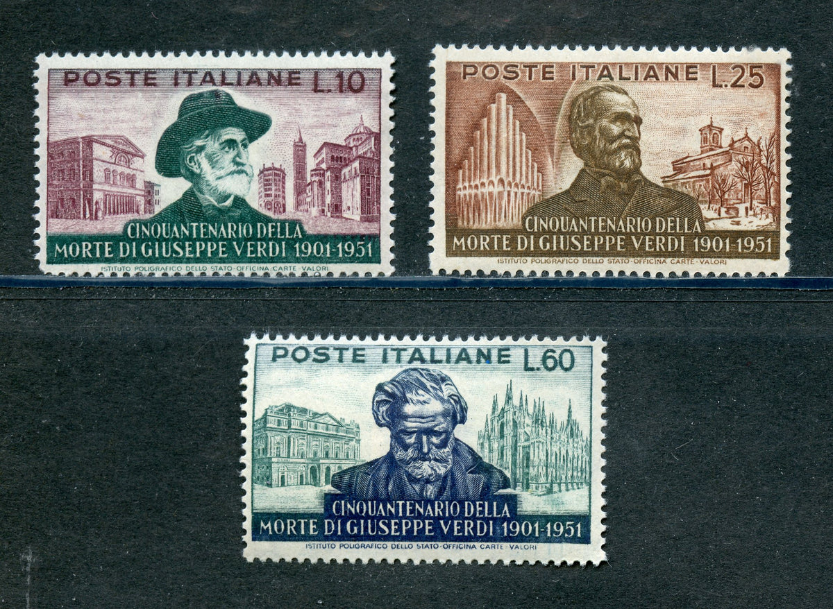 Italy Scott 594-96 VF Mint NH Set – ABRO Stamps & Coins