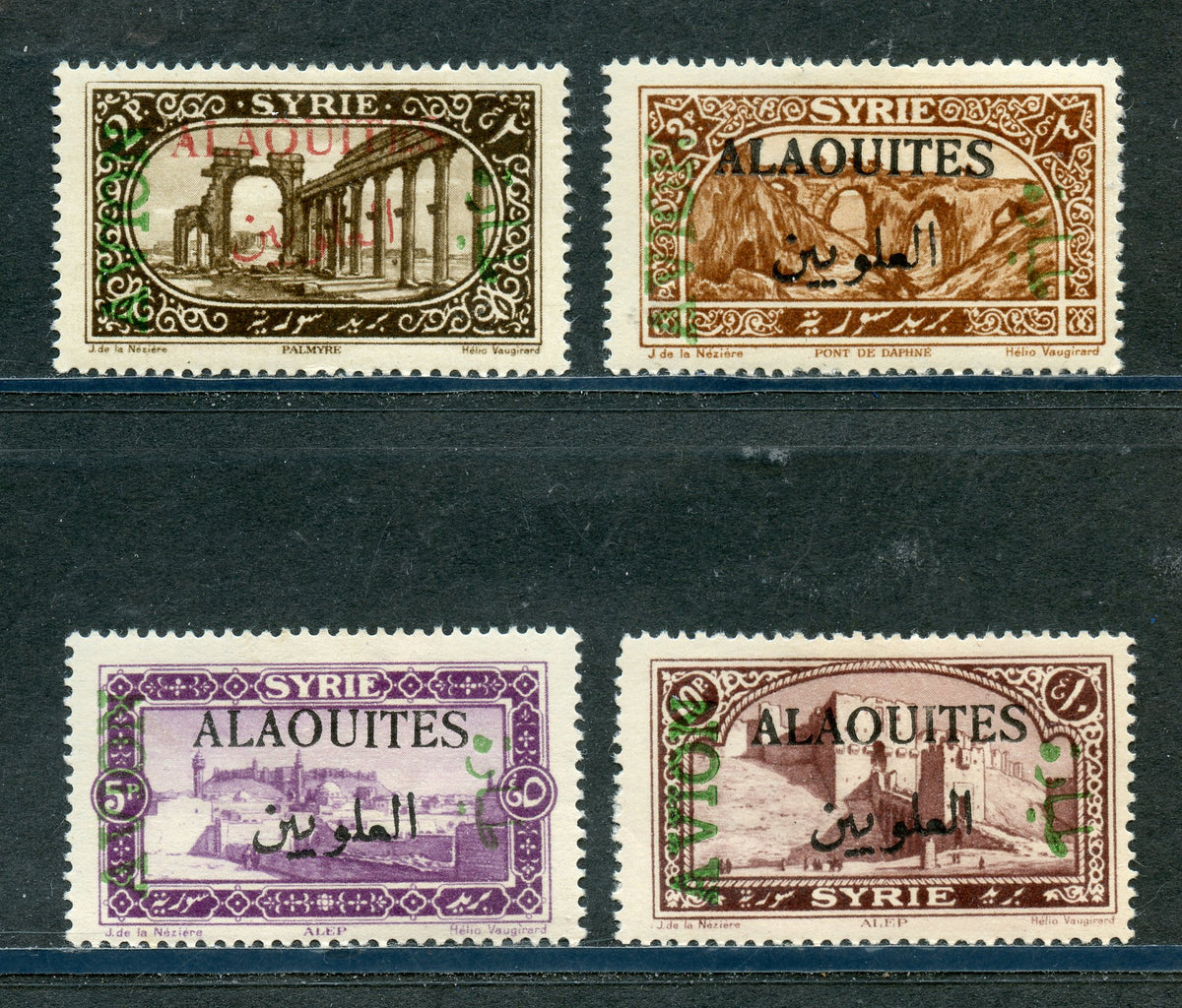 Alaouites Syria Syrie Scott C5-8 Mint LH Set – ABRO Stamps & Coins